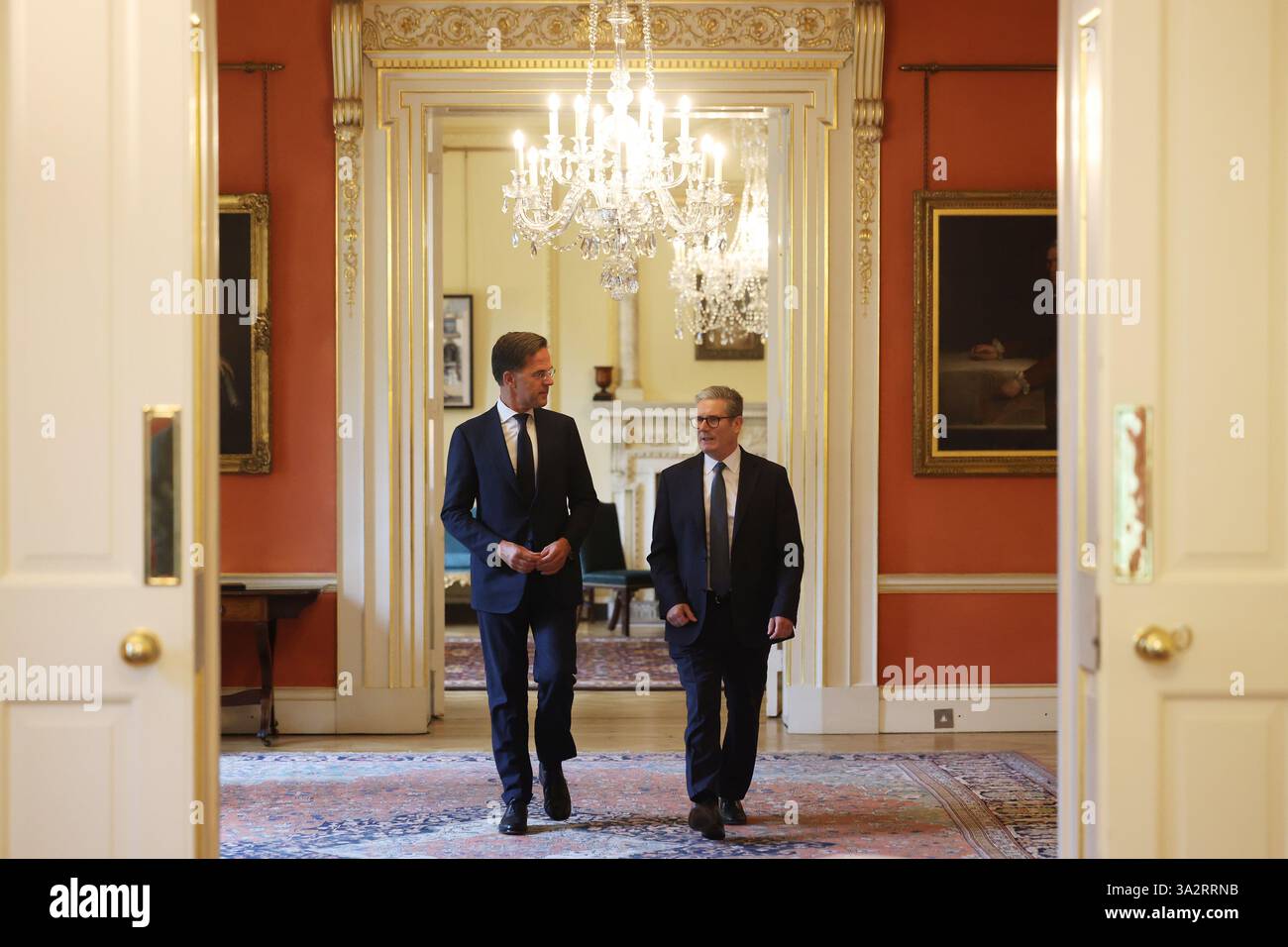 Nato Secretary General Mark Rutte (left) and Prime Minister Sir Keir ...