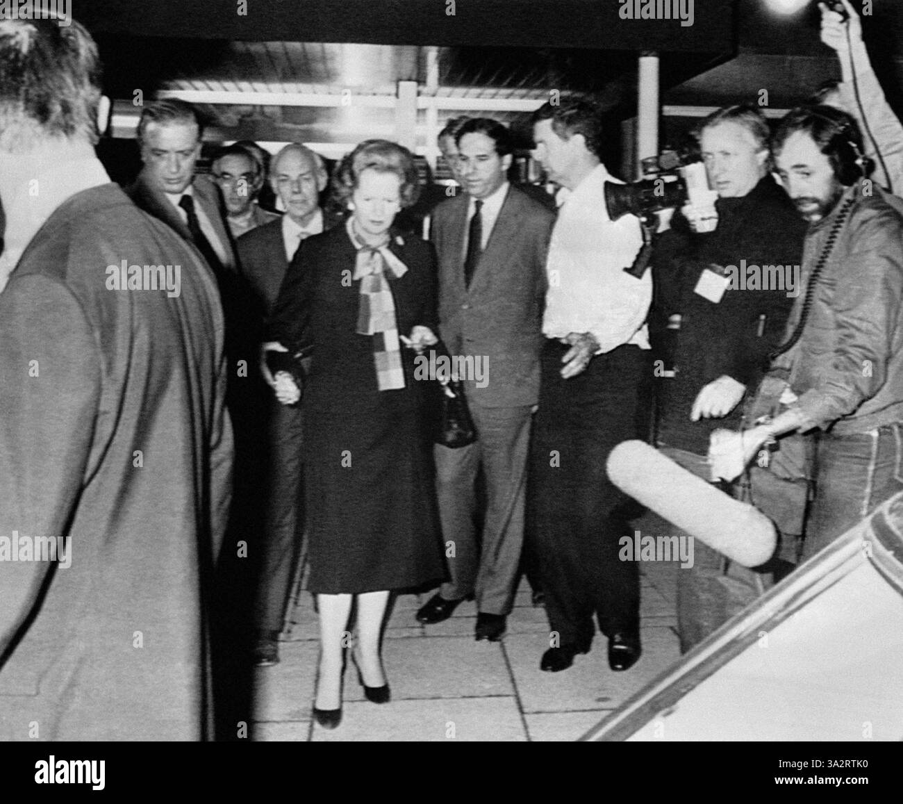 File photo dated 12/10/84 of the then Prime Minister Margaret Thatcher ...