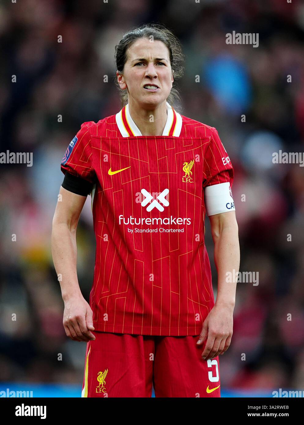 Liverpool's Niamh Fahey during the Barclays Women's Super League match ...