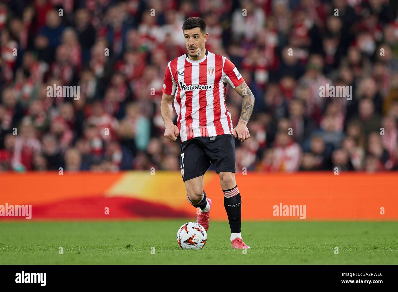 Yuri Berchiche of Athletic Club in action during the UEFA Europa League ...