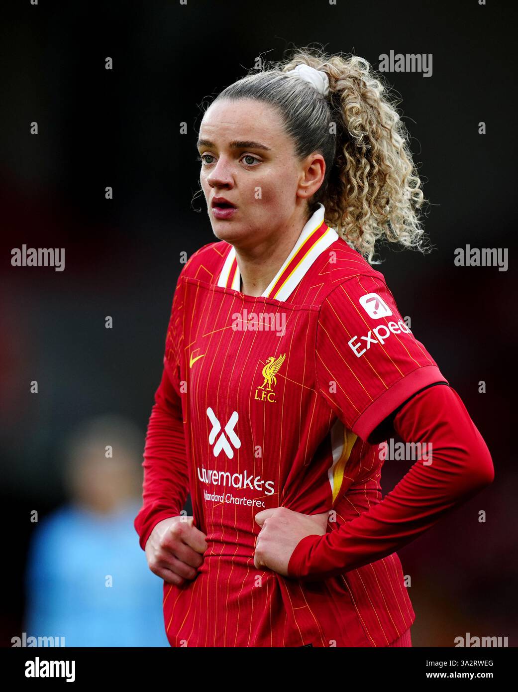 Liverpool's Leanne Kiernan during the Barclays Women's Super League ...