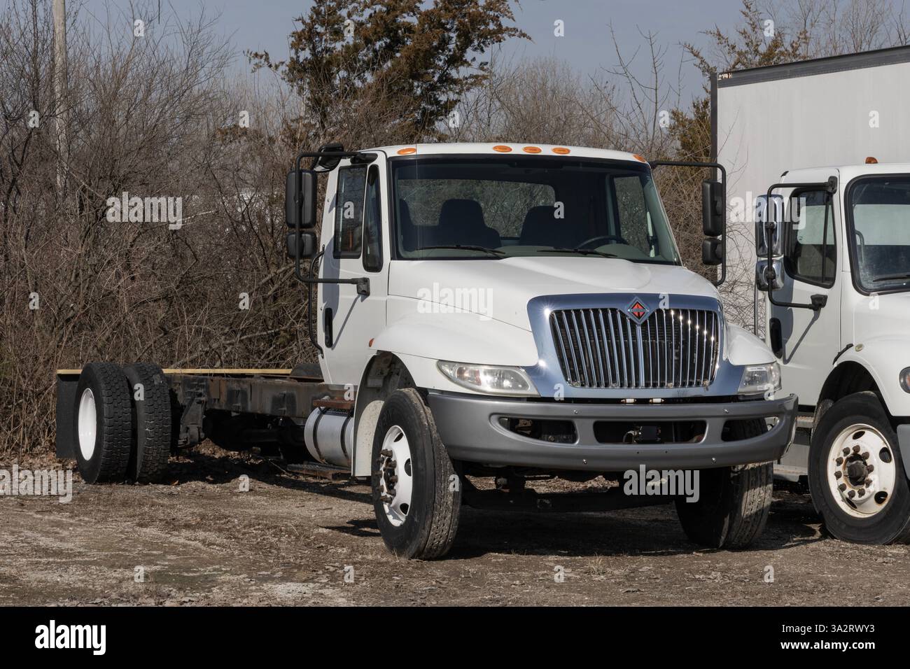 Indianapolis - March 12, 2025: Navistar International Semi Tractor ...