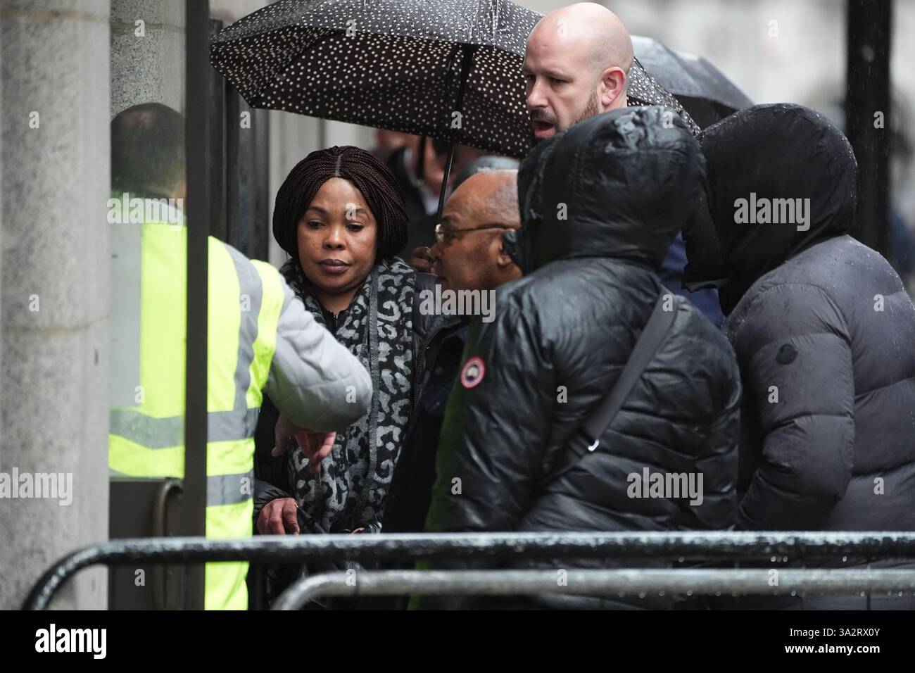 Helen Lumuanganu (left), the mother of Chris Kaba, arriving at the Old ...