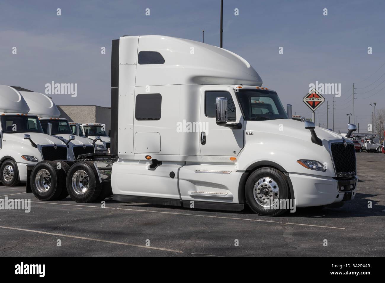 Indianapolis - March 12, 2025: Navistar International Semi Tractor ...