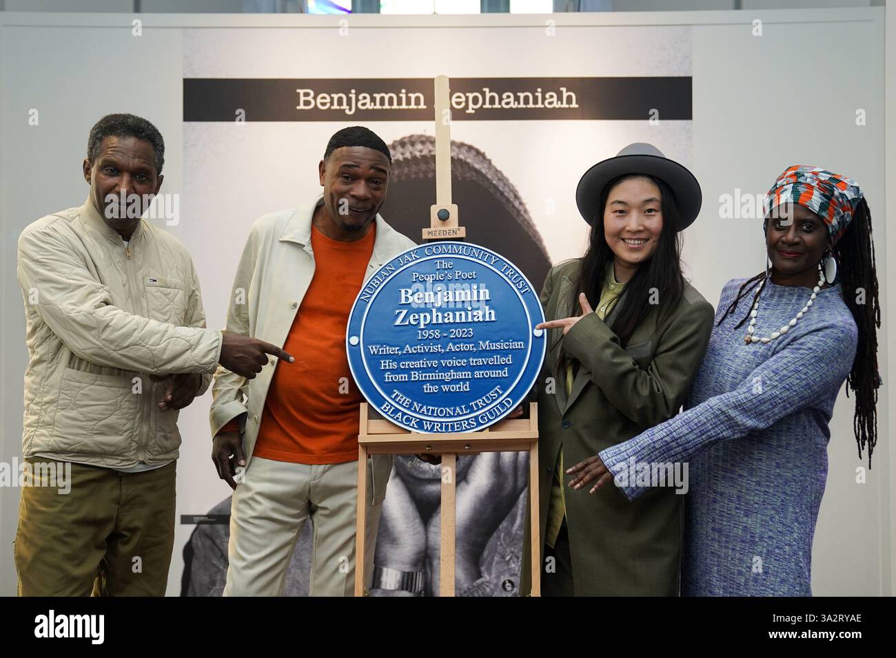 Lemn Sissay, Jak Beula, Qian Zephaniah and Kadija George Sesay at a ...