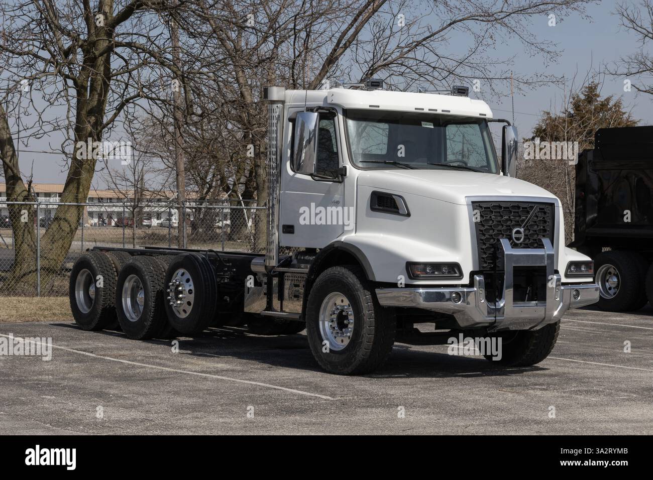 Indianapolis - March 12, 2025: Volvo Trucks VHD display at a dealership ...