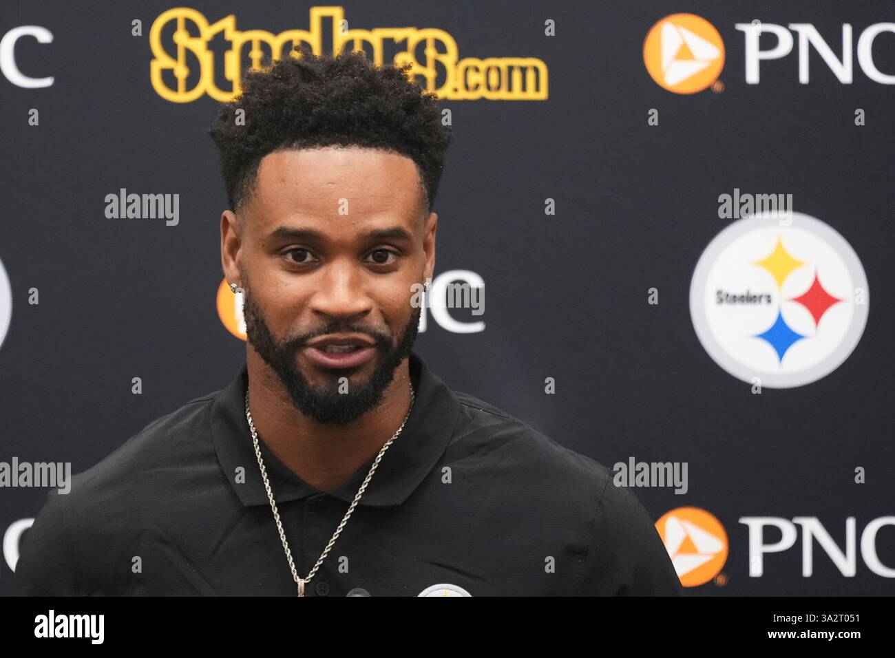 Pittsburgh Steelers newly signed free agent cornerback Darius Slay ...