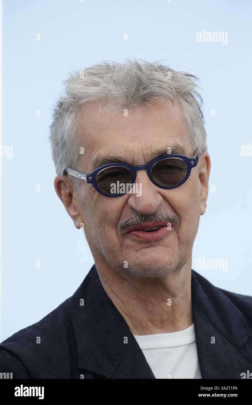 Wim Wenders at the "Perfect Days" photocall at the 76th Annual Cannes ...