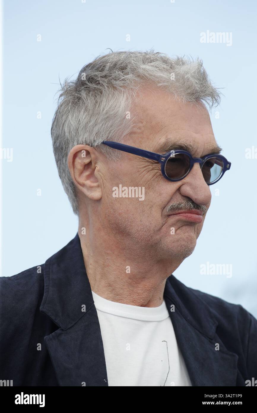 Wim Wenders at the "Perfect Days" photocall at the 76th Annual Cannes ...