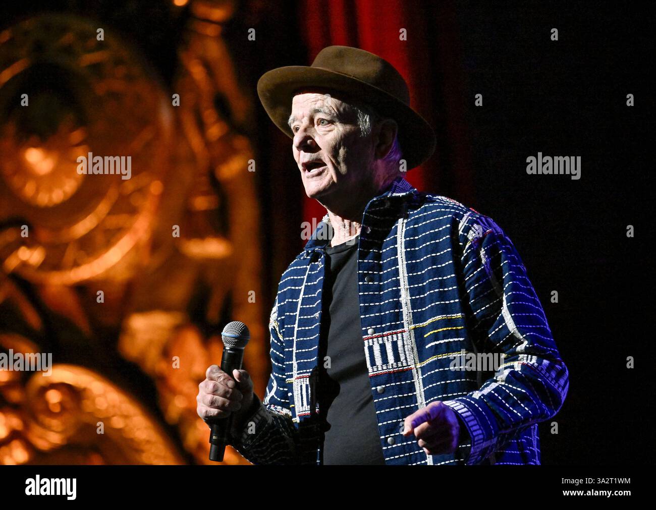 Bill Murray performs at the 9th annual Love Rocks NYC concert ...