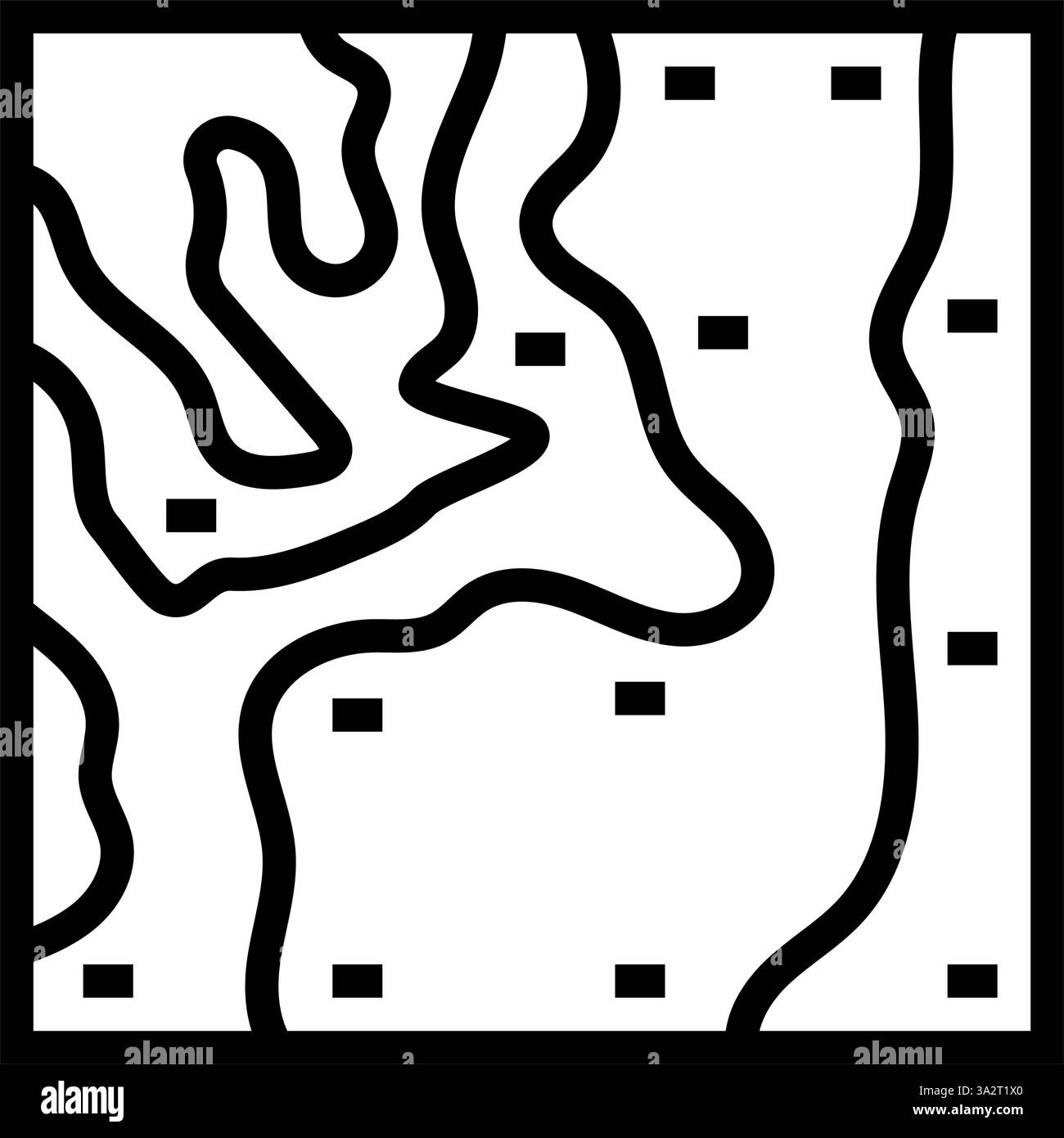 nautical chart geographical discoveries line icon vector illustration ...