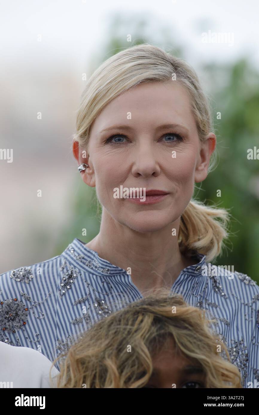Cate Blanchett and Aswan Reid attend the "The New Boy" photocall during ...