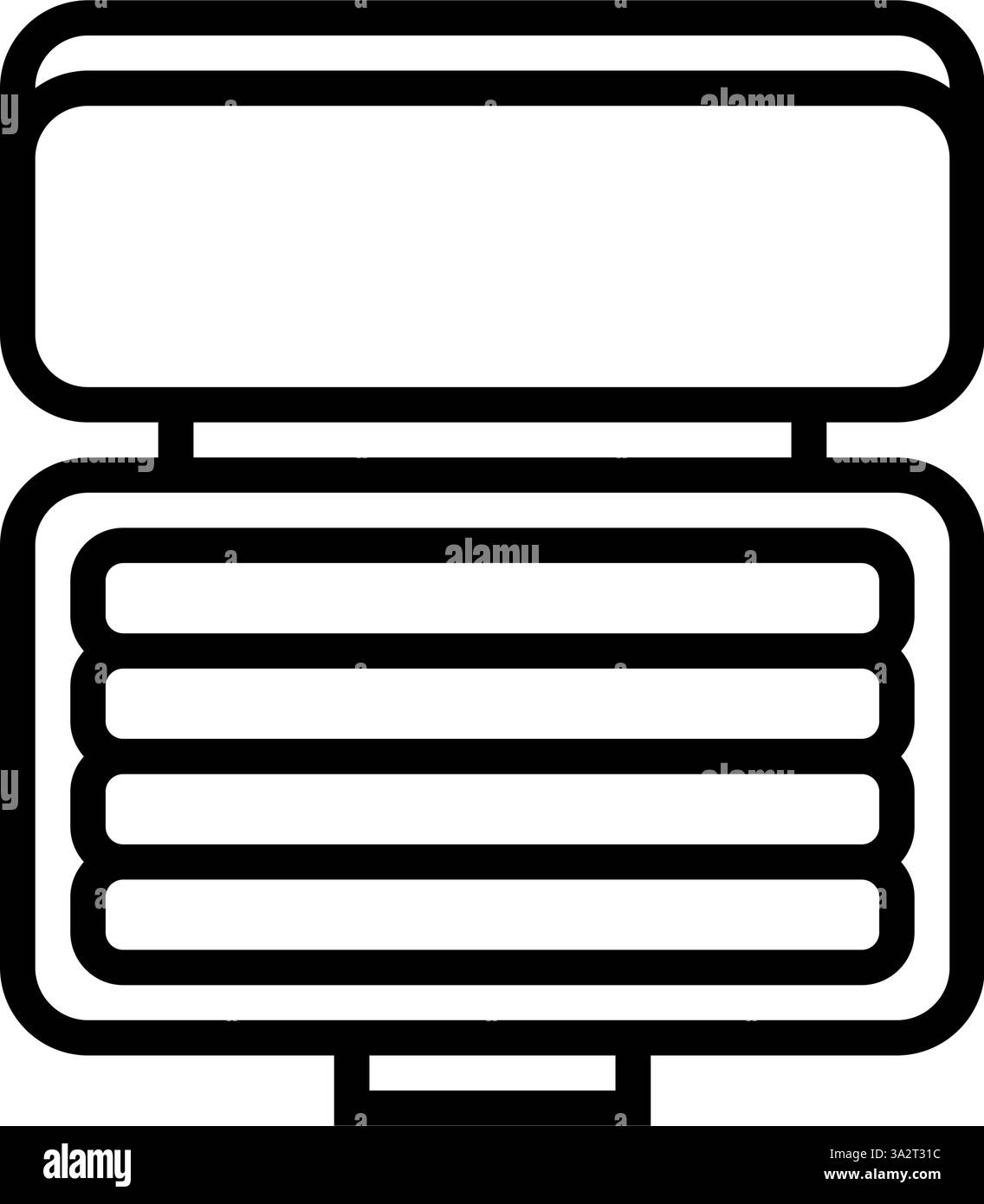 orthodontic wax orthodontist line icon vector illustration Stock Vector ...