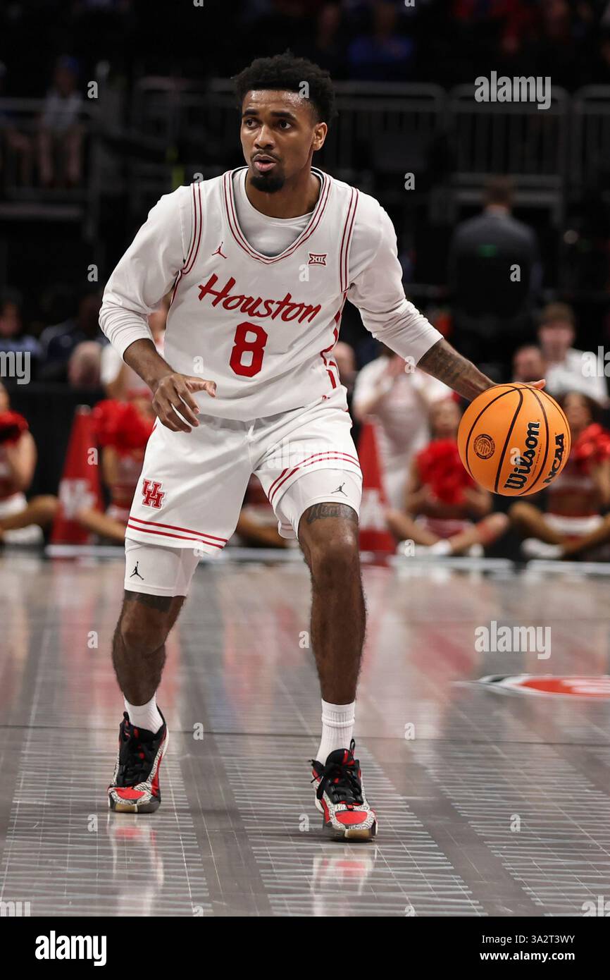 KANSAS CITY, MO - MARCH 13: Houston Cougars guard Mylik Wilson (8) with ...