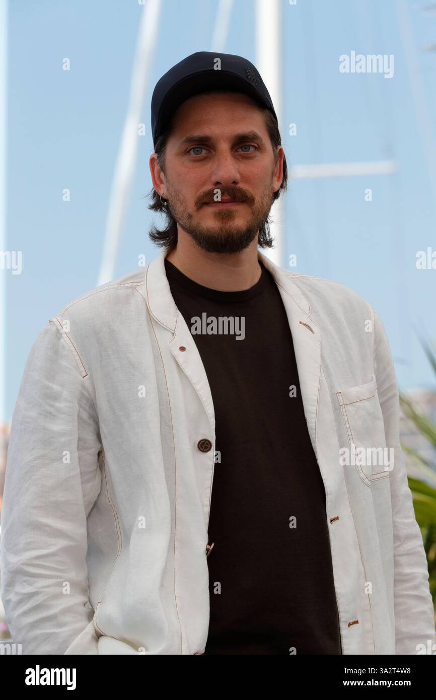 CANNES, FRANCE - MAY 19: Luca Marinelli attends the photocall for "The ...