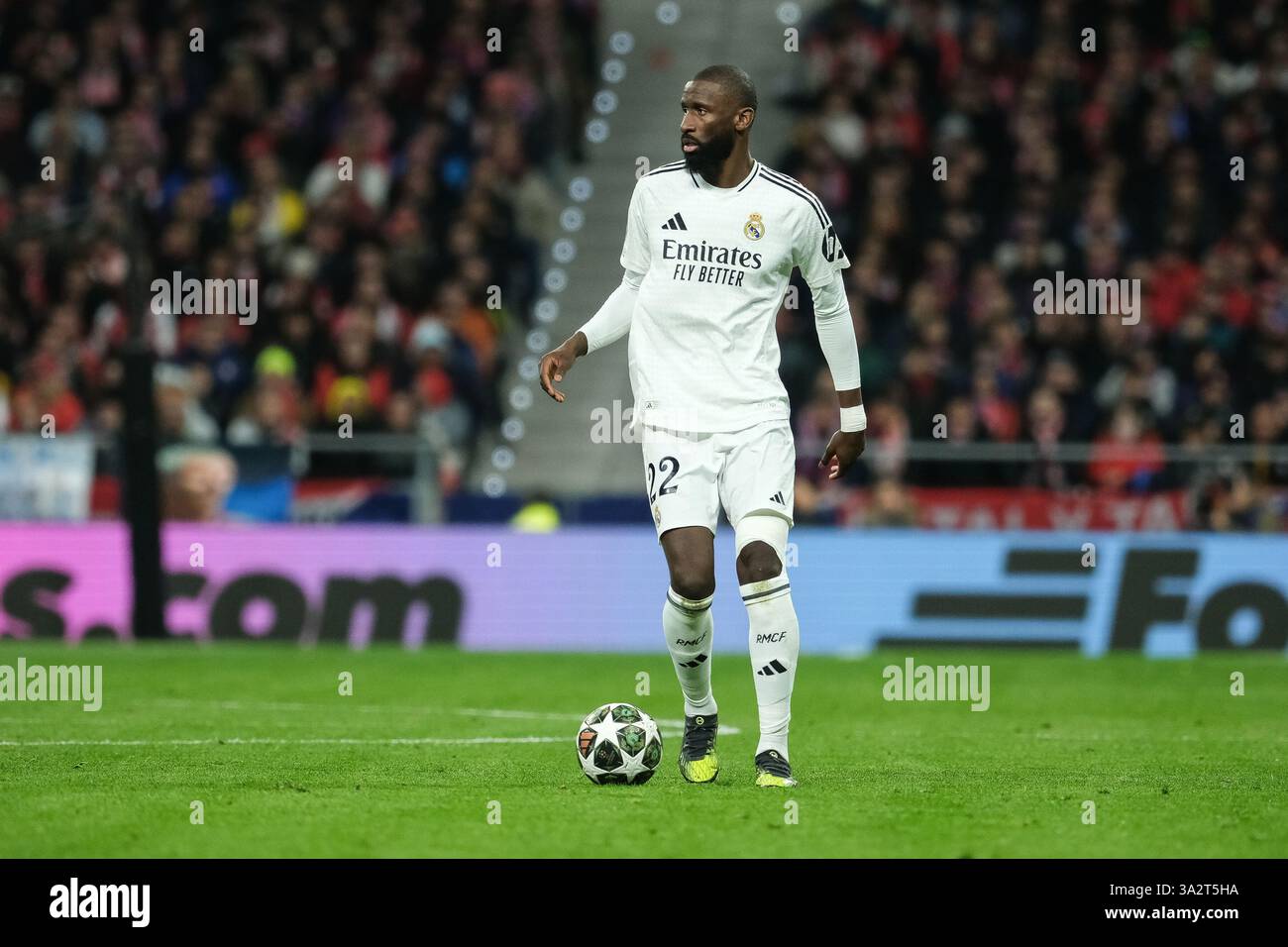 Antonio Rudiger of Real Madrid during the UEFA Champions League match ...