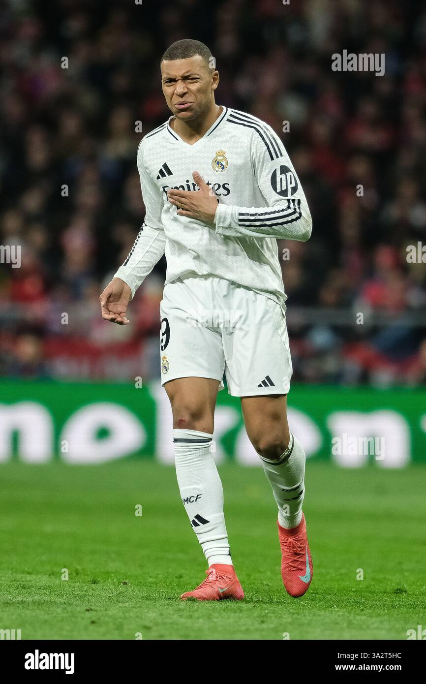 Kylian Mbappe of Real Madrid during the UEFA Champions League match ...