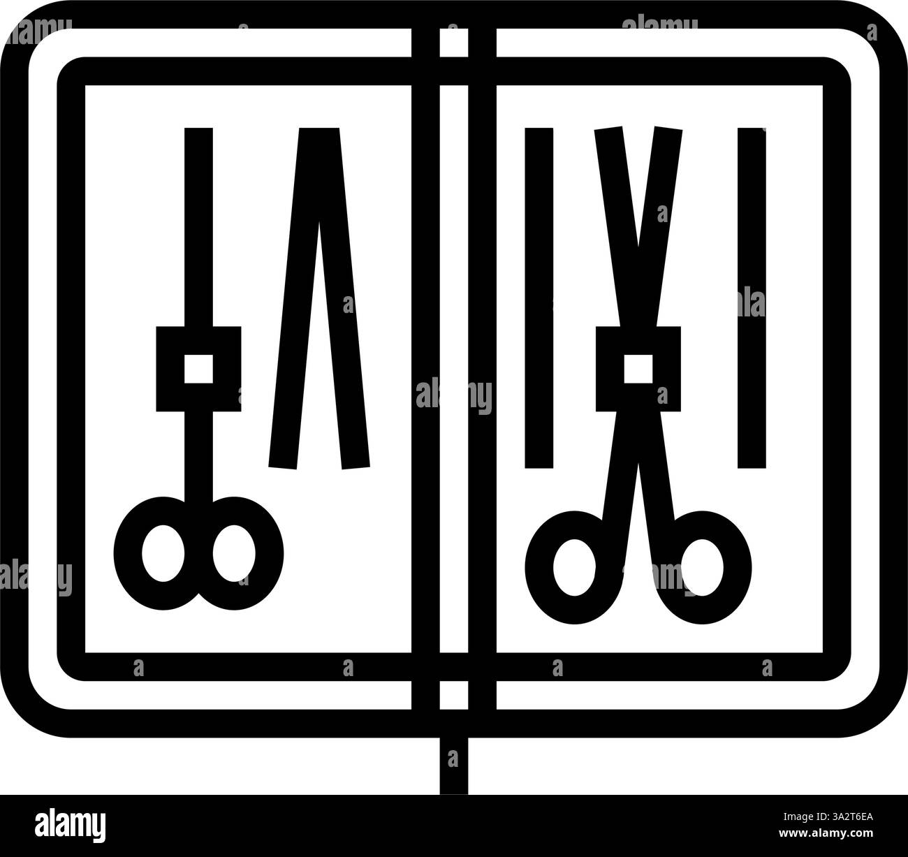 suture kit surgeon line icon vector illustration Stock Vector Image ...