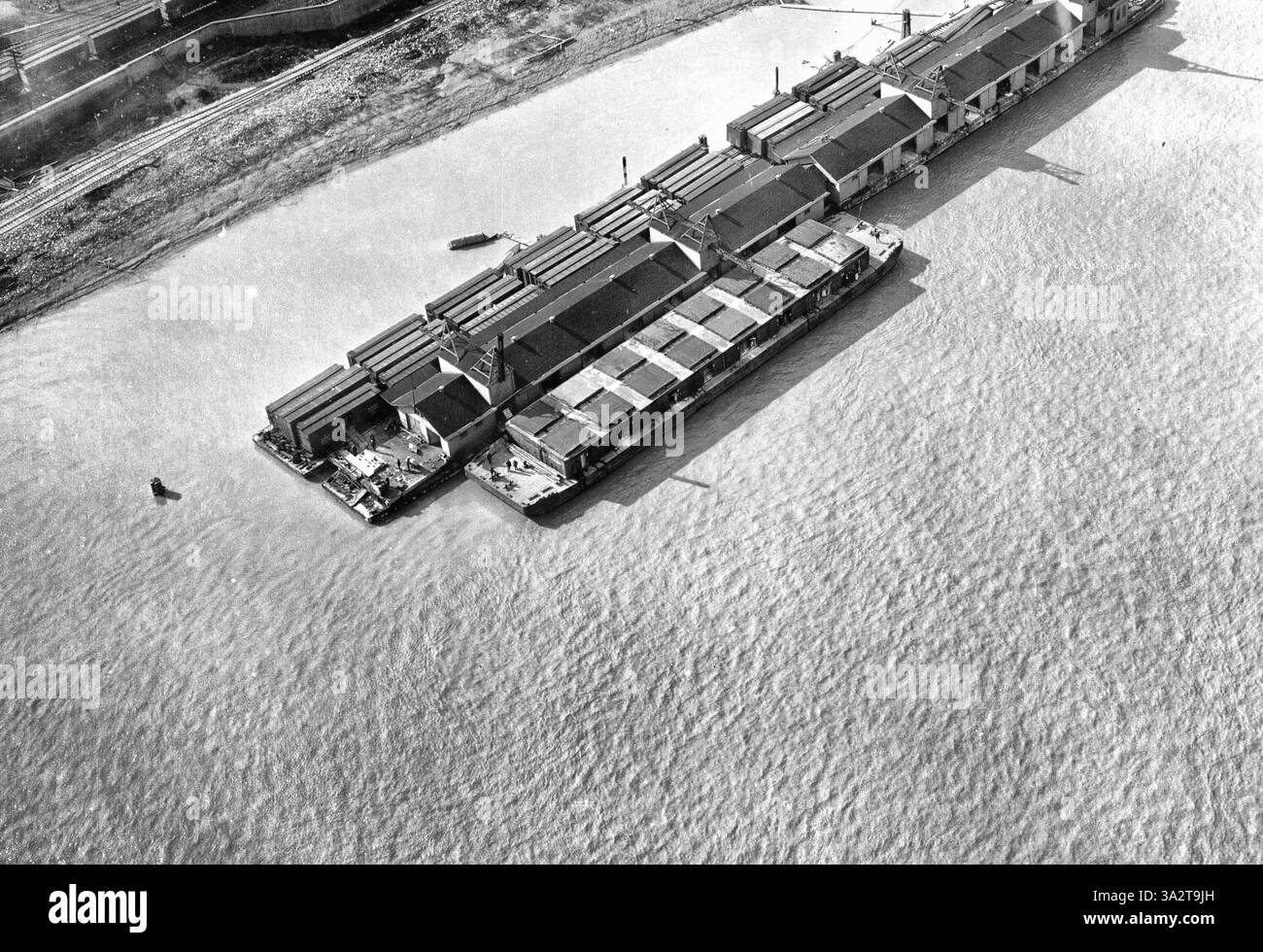 Aerial view of Cairo, Illinois circa 1947 Stock Photo - Alamy