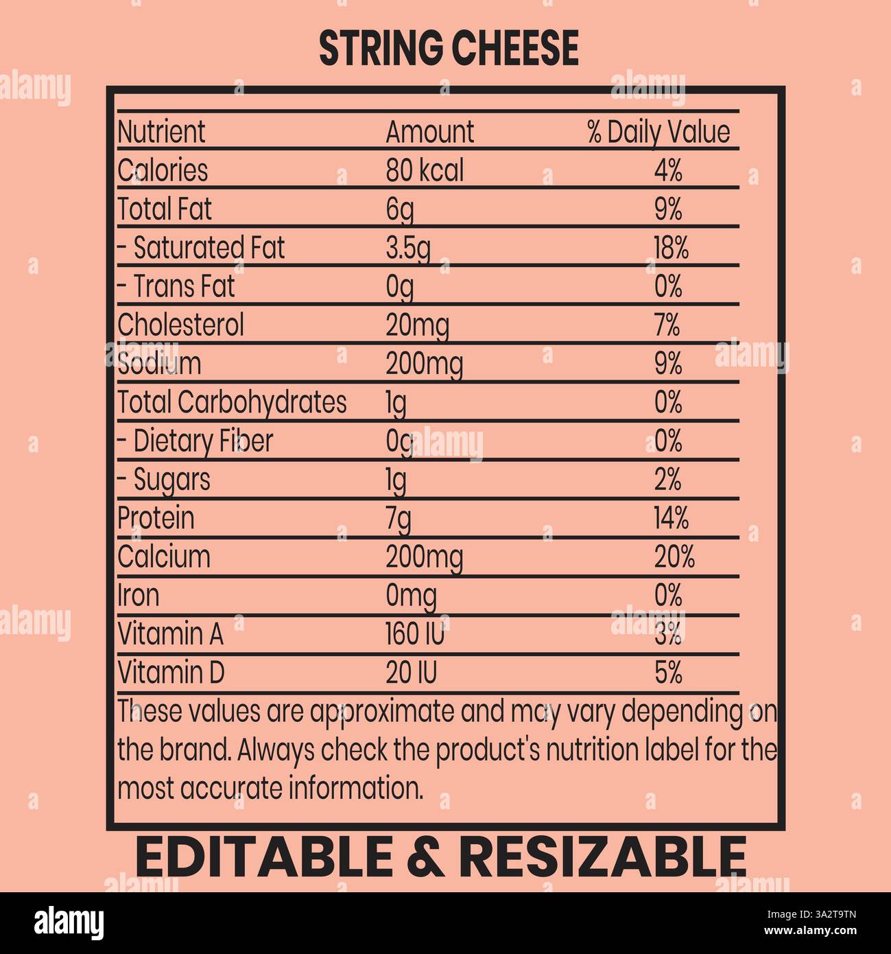Portion size guide Stock Vector Images - Alamy