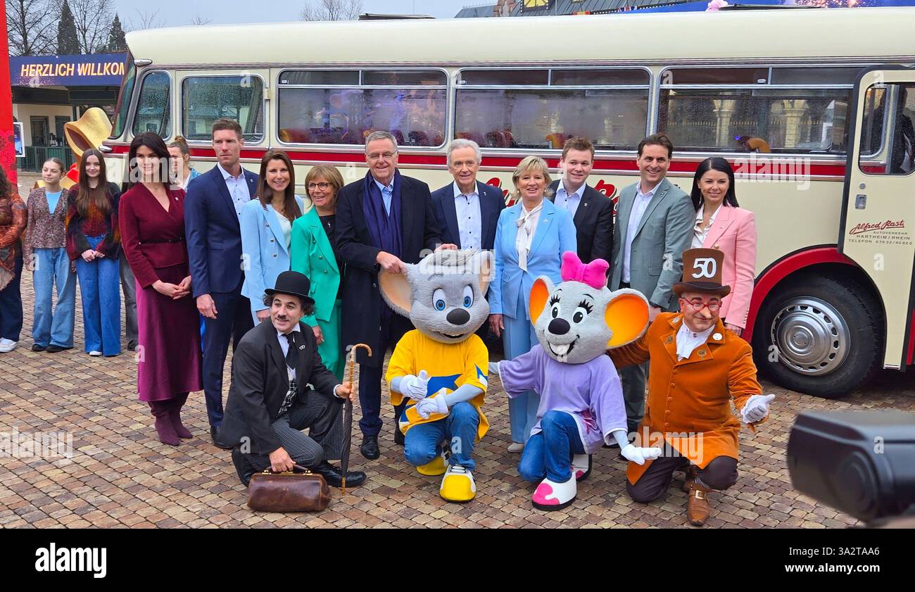 Rust, Germany - March 13, 2025: Europa-Park kicks off its 50th ...