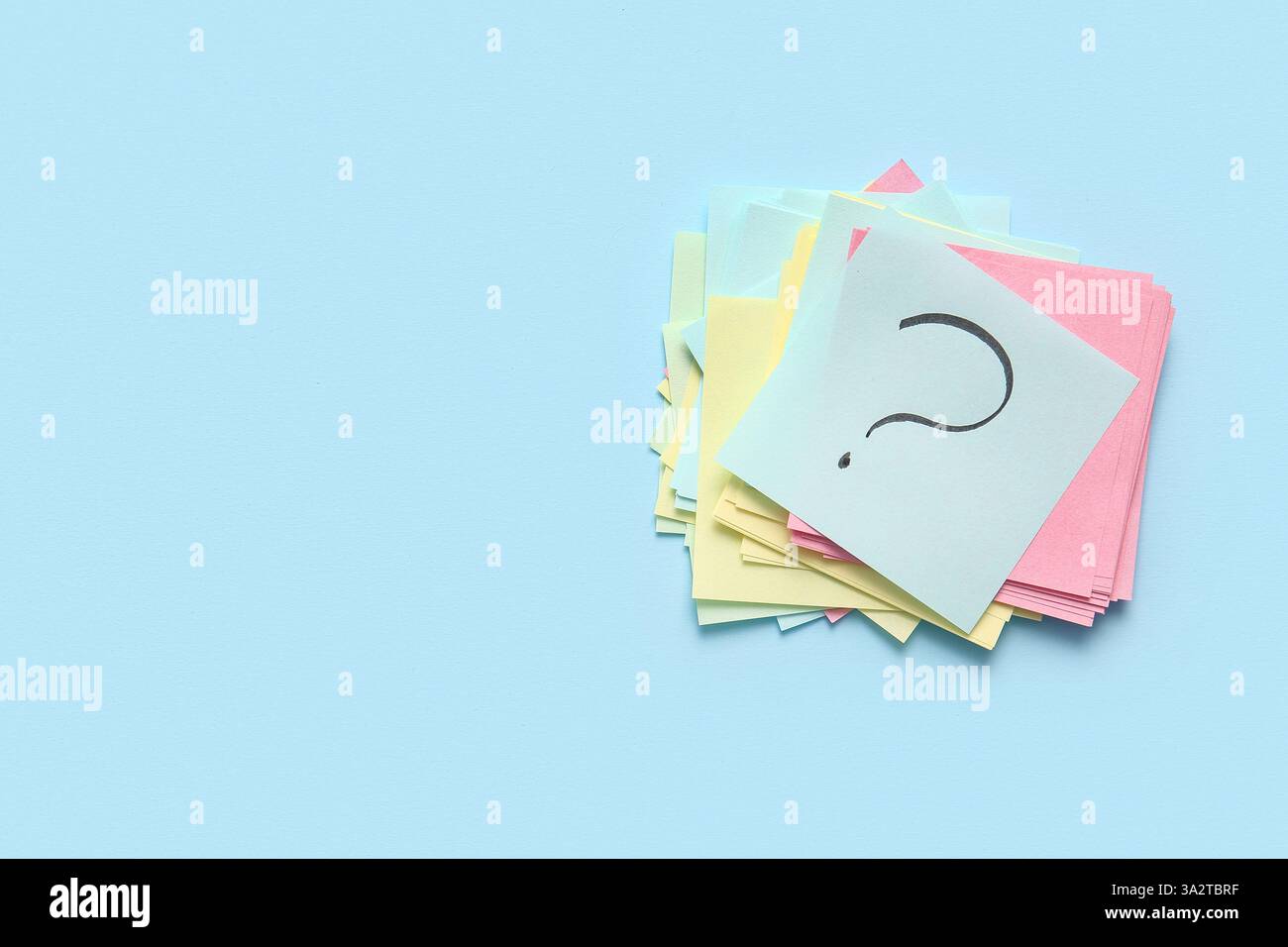 Heap different sticky notes hi-res stock photography and images - Alamy