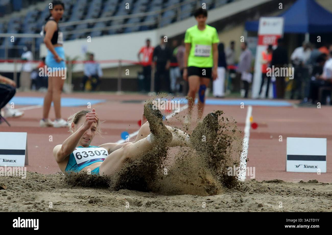 New Delhi, India. 13th Mar, 2025. Valentina Stepanenkova from Neutral ...