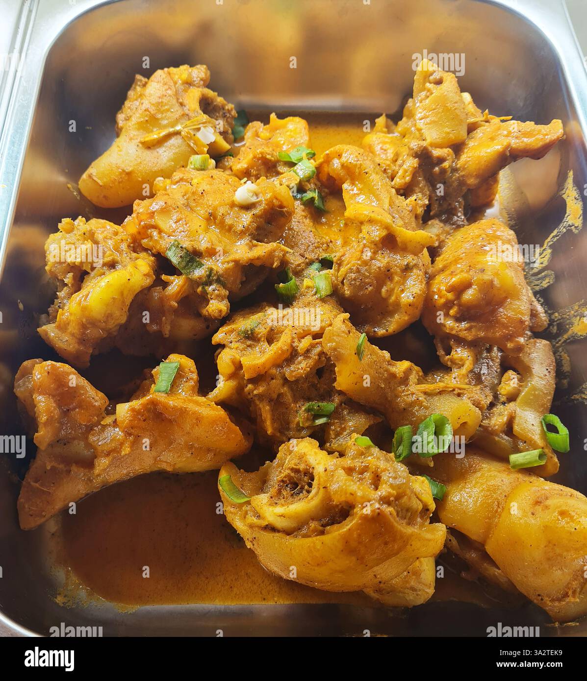 Gulai Tunjang Padang, an Indonesian West Sumatran dish made from Kikil ...