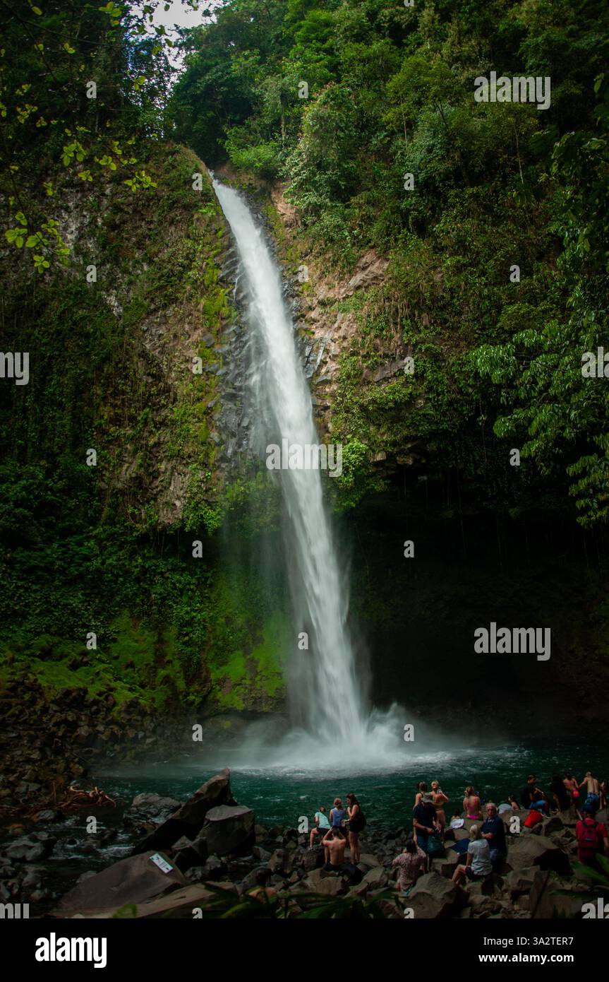La Fortuna waterfall Stock Photo - Alamy