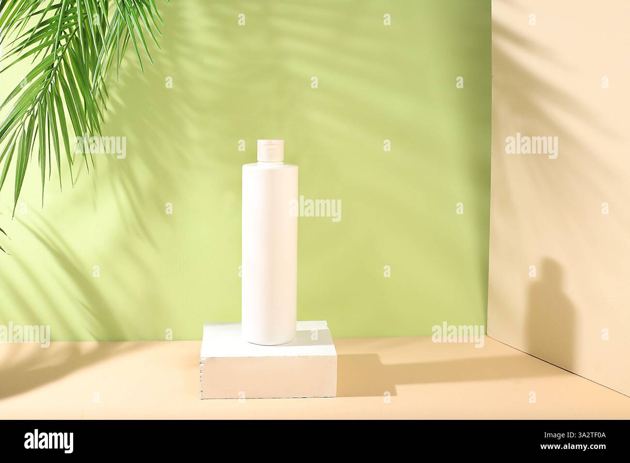 Minimal abstract background with long shadows for the presentation of ...