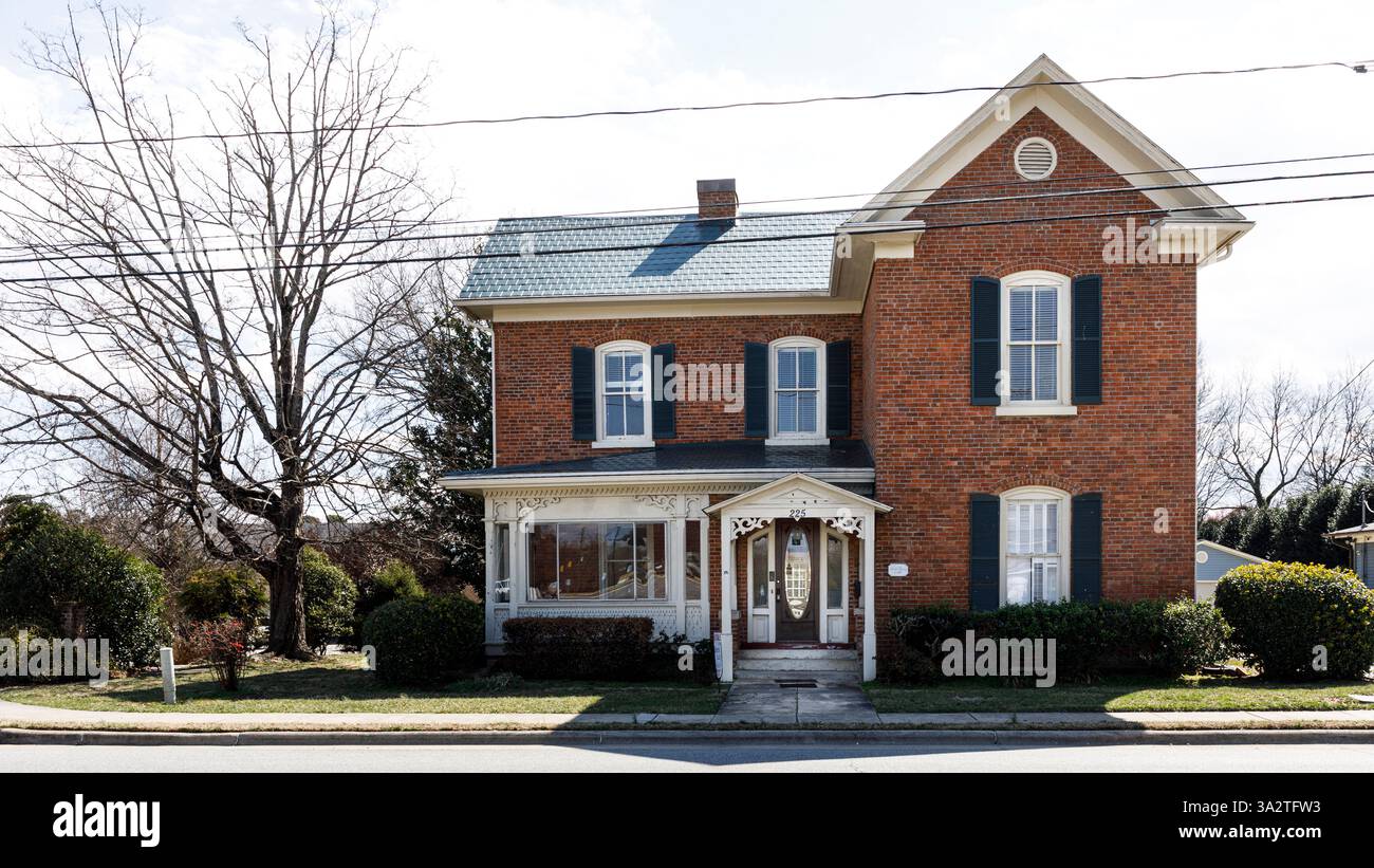 Kernersville, North Carolina, USA--8 March 2025: R.B. Kerner house ...