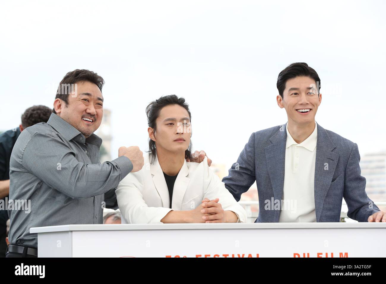 South-Korean US actor Ma Dong-Seok, South Korean singer and actor Kim ...