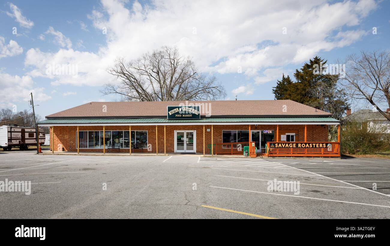Kernersville, North Carolina, USA--8 March 2025: Musten and Crutchfield ...