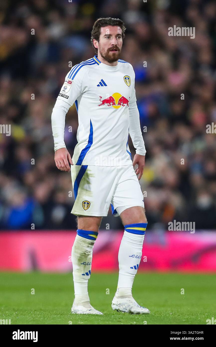 Joe Rothwell of Leeds United during the Leeds United FC v Millwall FC ...