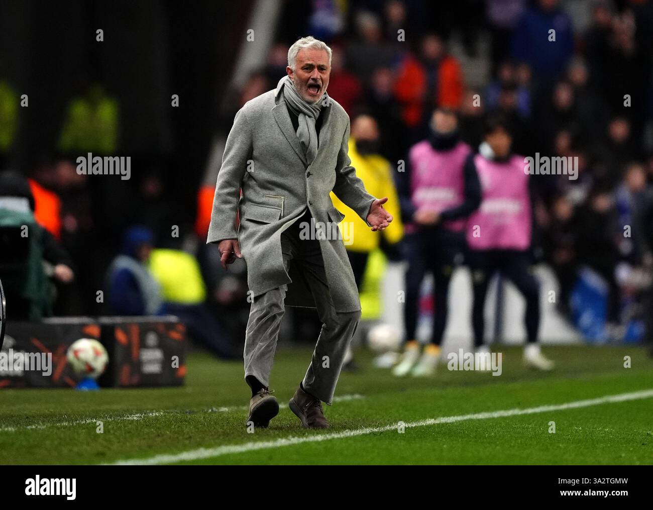 Fenerbahce manager Jose Mourinho during the UEFA Europa League round of ...