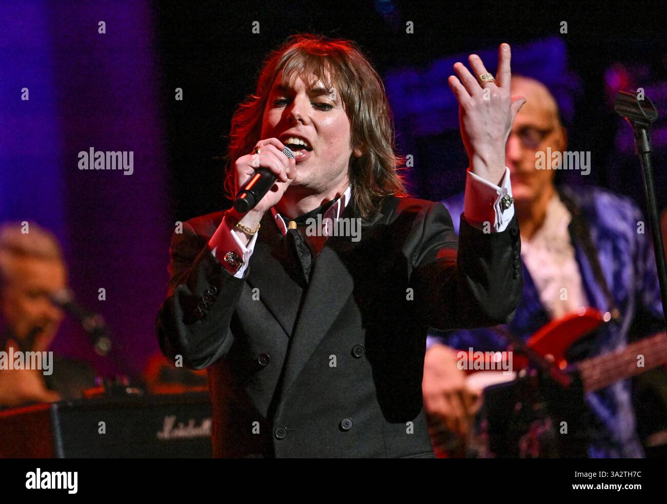 Luke Spiller performs at the 9th annual Love Rocks NYC concert ...