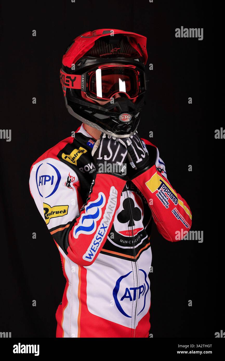 Belle Vue Aces Press Day 2025 - Zach Cook. during the Belle Vue Aces ...