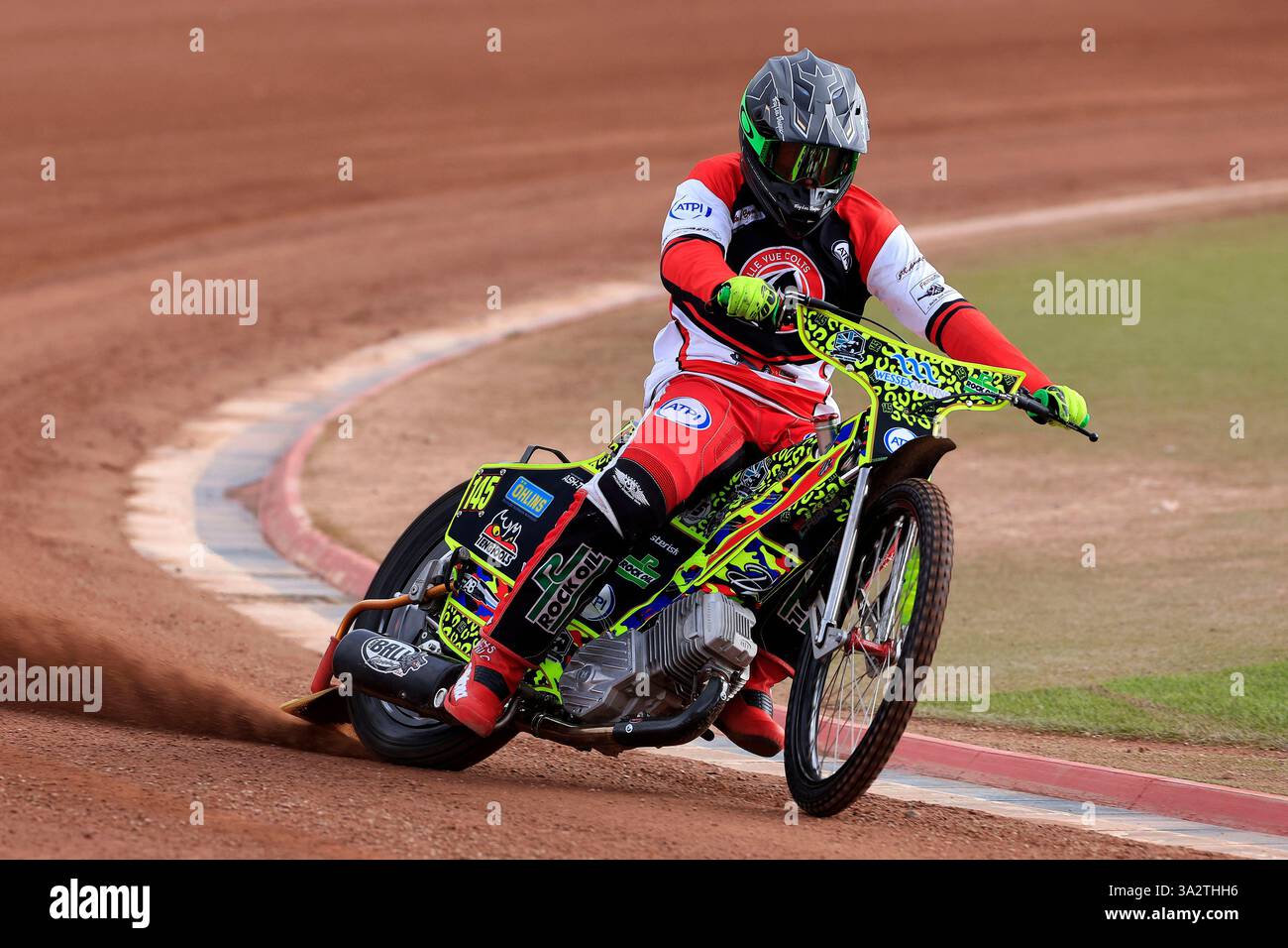 Manchester, UK. 12th Mar, 2025. Belle Vue Aces Press Day 2025 - William Cairns. during the Belle ...