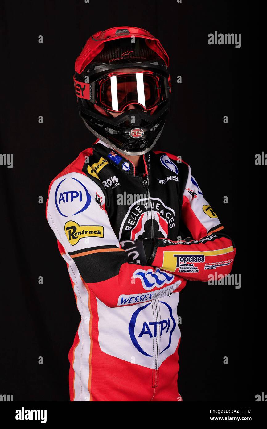 Belle Vue Aces Press Day 2025 - Zach Cook. during the Belle Vue Aces ...