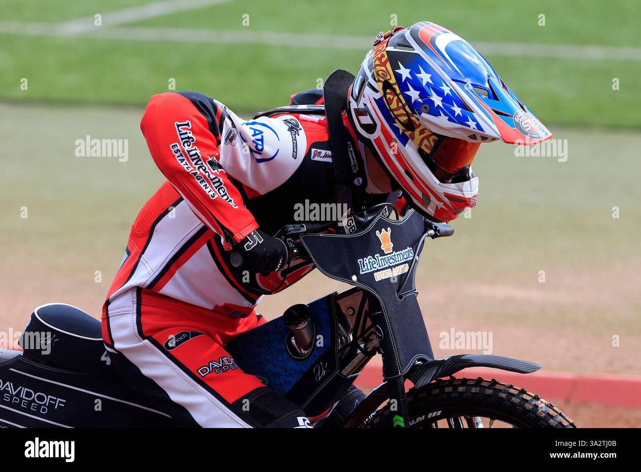 Manchester, UK. 12th Mar, 2025. Belle Vue Aces Press Day 2025 - Freddy ...