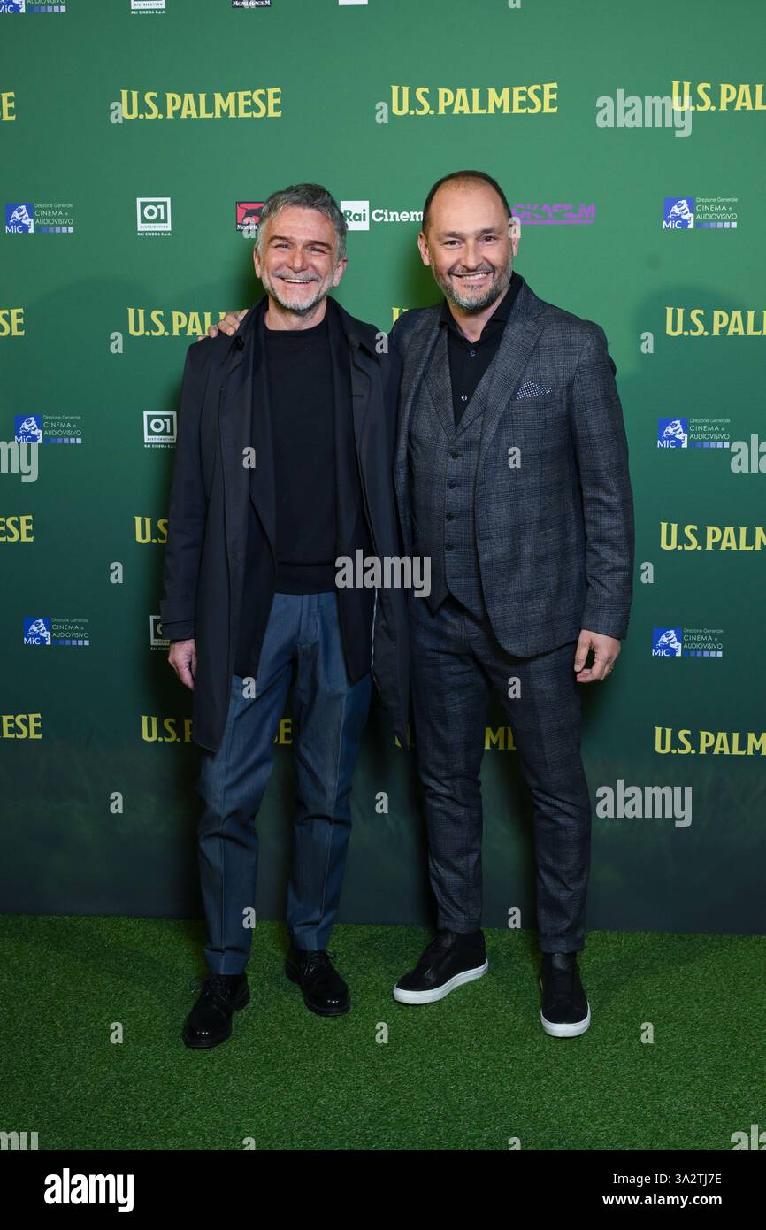 Milan, Italy. 13th Mar, 2025. Milan, US Palmese Film Preview. Cinema ...
