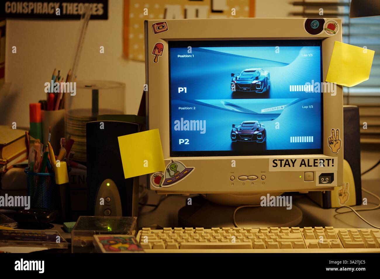 Nostalgic digital environment hi-res stock photography and images - Alamy