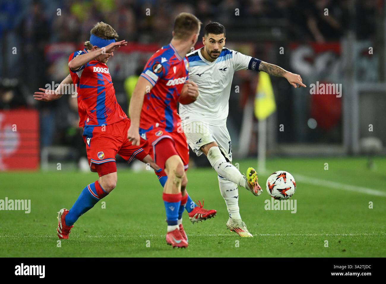 Rome, Italy. 13th Mar, 2025. Pavel Sulc of F.C. Viktoria Plze? and ...