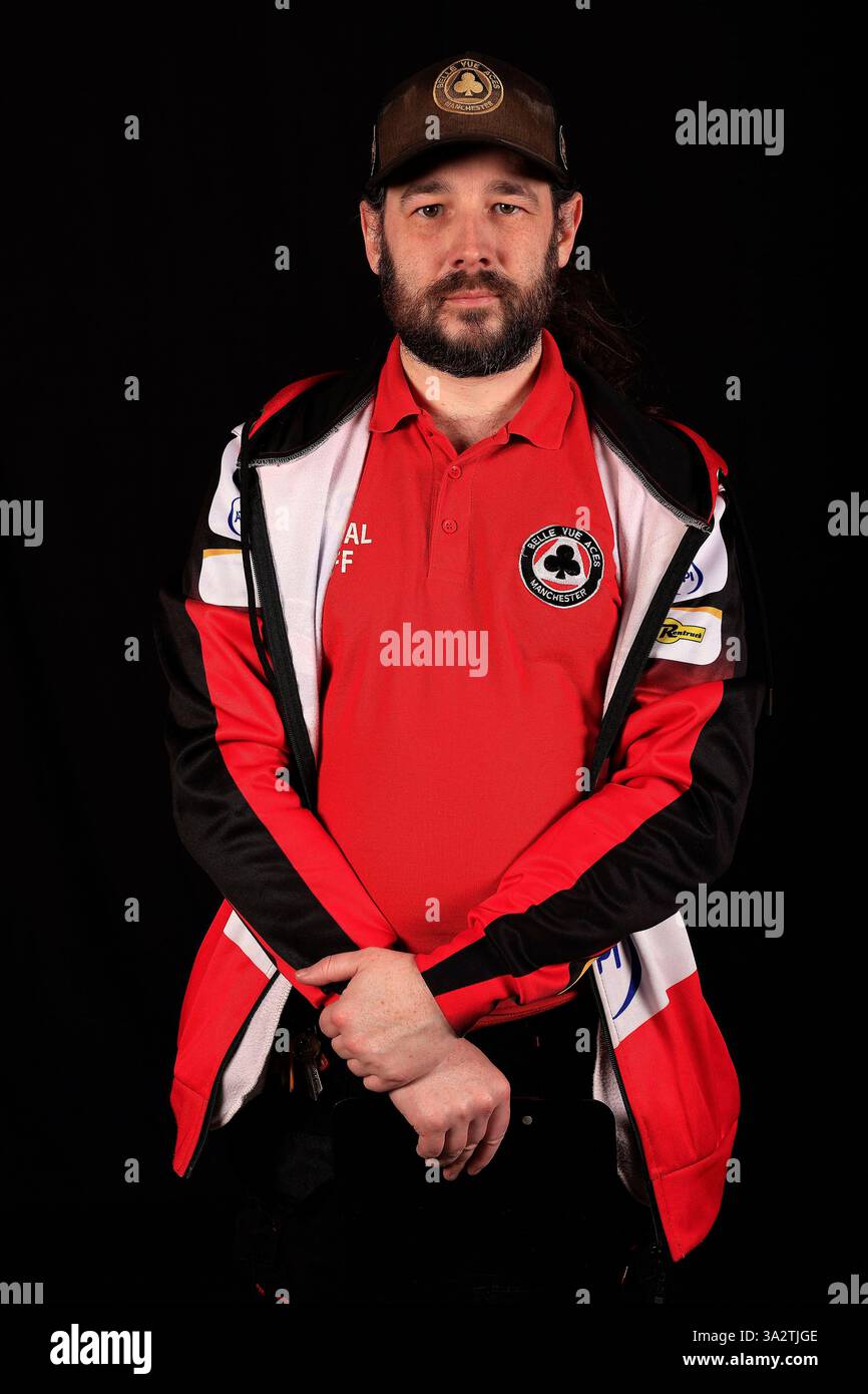 Belle Vue Aces Press Day 2025 - Christopher Simcock. during the Belle ...