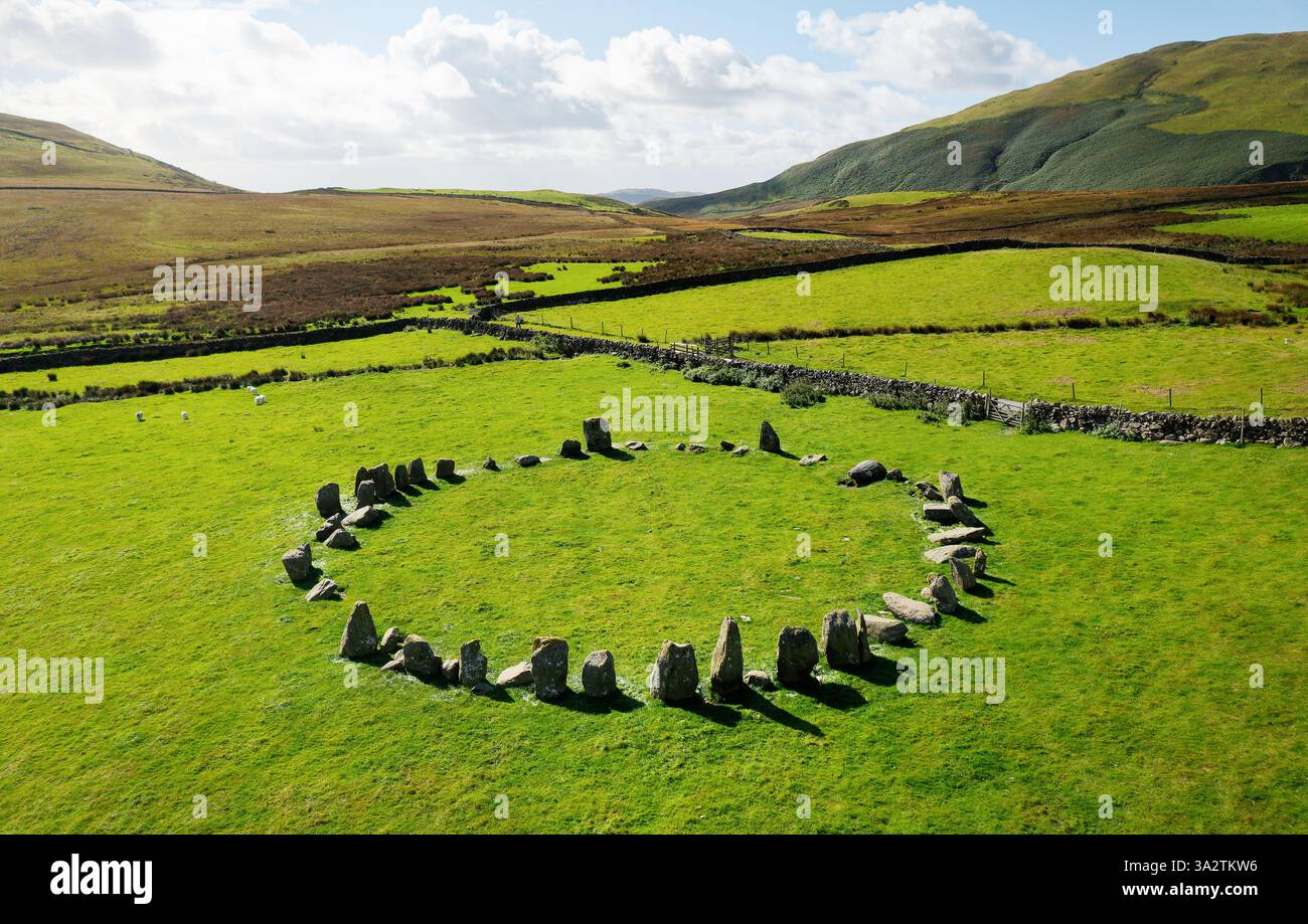 Swinside prehistoric Neolithic stone circle aka Sunkenkirk. Near ...