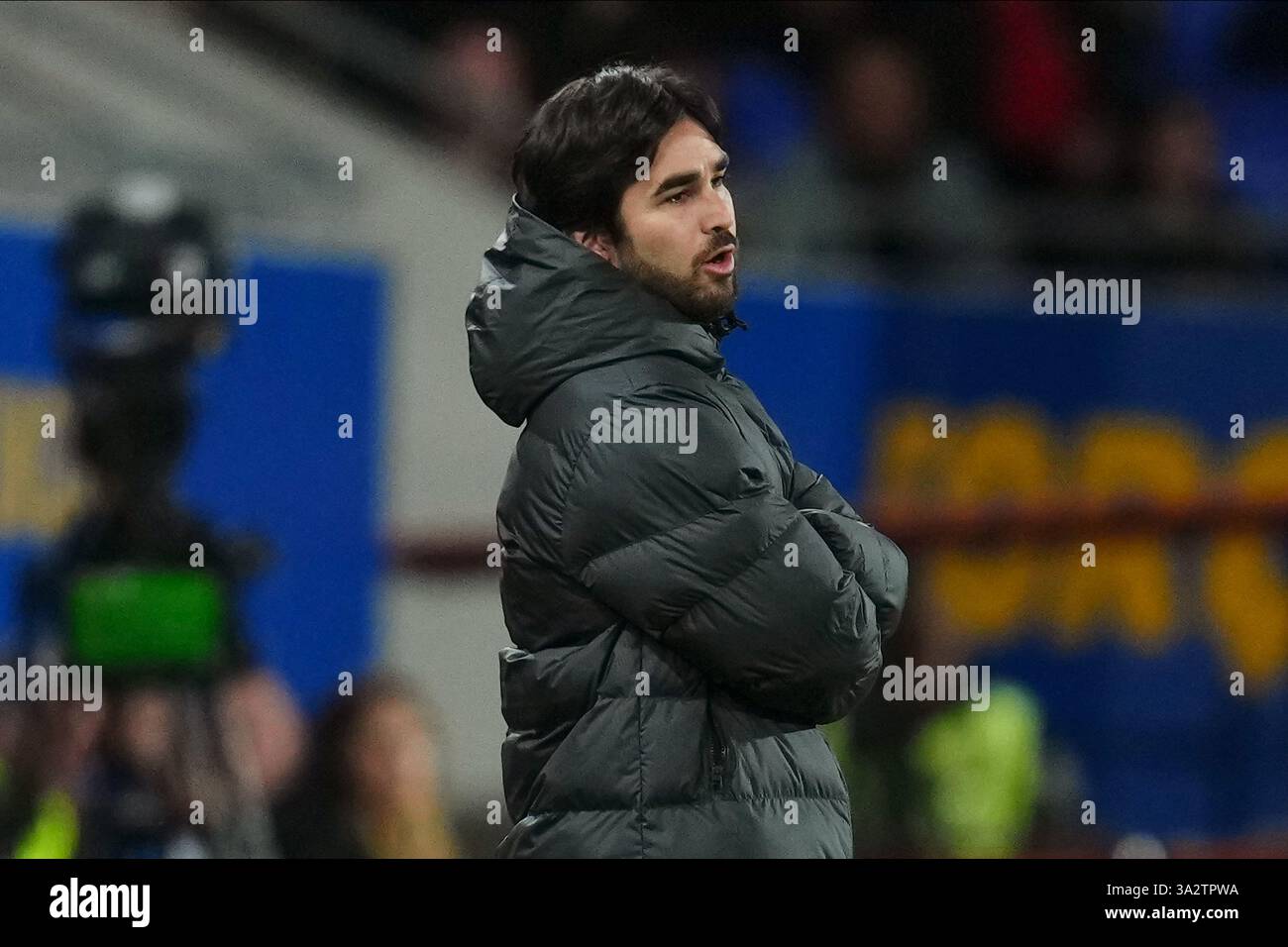 FC Barcelona head coach Pere Romeu during the Copa de la Reina match ...
