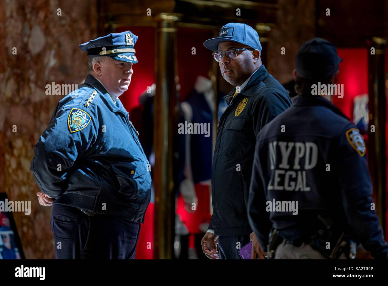 ?NEW YORK, NEW YORK - MARCH 1?3: NYPD Chief of Department John Chell and NYPD Deputy ...