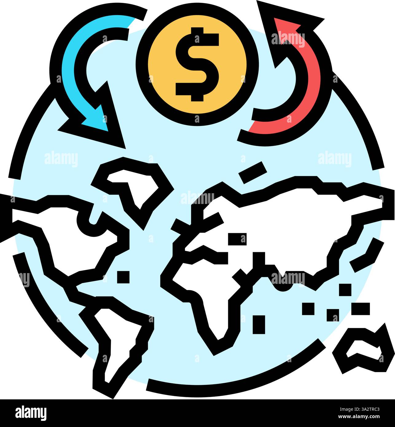 Spice route map Stock Vector Images - Alamy