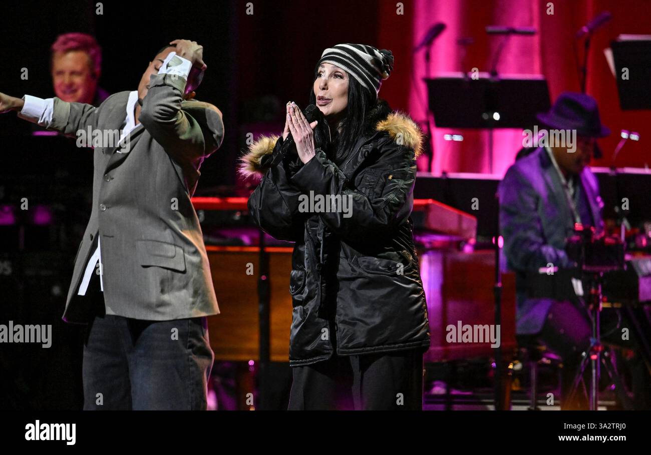 Cher performs at the 9th annual Love Rocks NYC concert benefiting God's ...