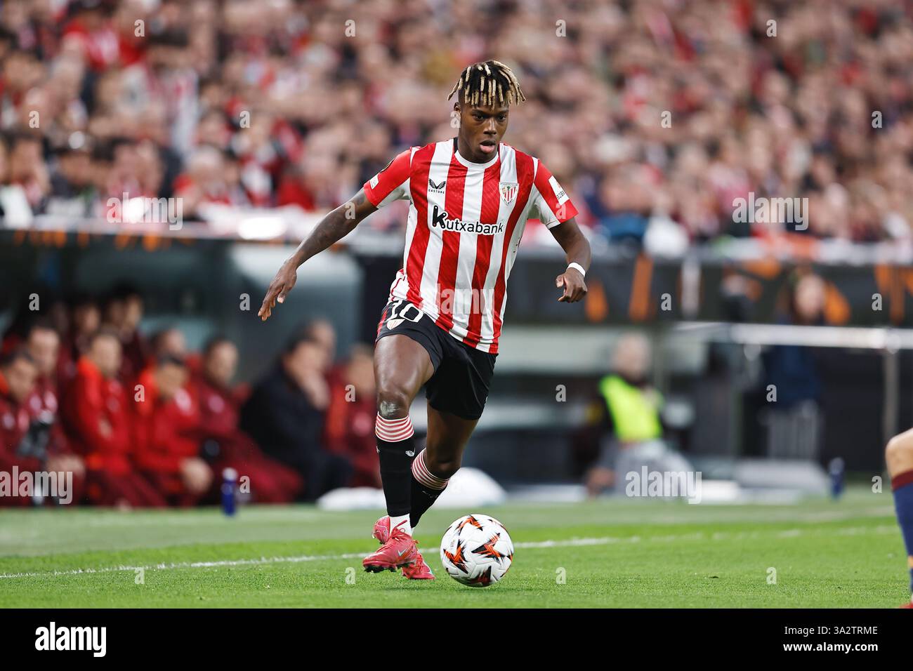 Bilbao, Spain. 13th Mar, 2025. Nico Williams (Bilbao) Football/Soccer ...